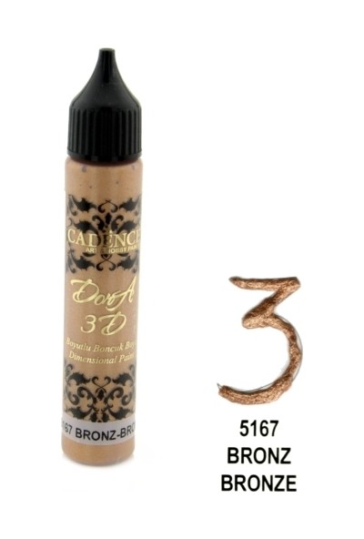 Cadence Bronz - 3D Boyutlu Boncuk Boya 25 ml Cadence Bronz - 3D Boyutlu Boncuk Boya 25 ml