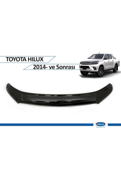 OMSA Toyota Hilux Ön Kaput Rüzgarlığı 4mm A 2015-2020 Arası OMSA Toyota Hilux Ön Kaput Rüzgarlığı 4mm A 2015-2020 Arası