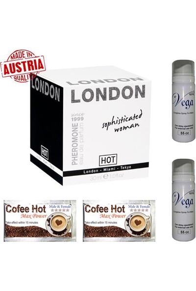 Censan London Feromonlu Erkek Kadın Parfümü - Set