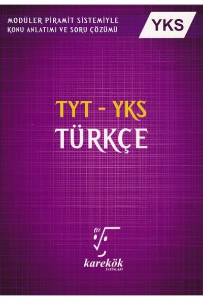 Karekök Yayınları TYT-YKS Türkçe Konu Anlatımlı Karekök Yayınları TYT-YKS Türkçe Konu Anlatımlı