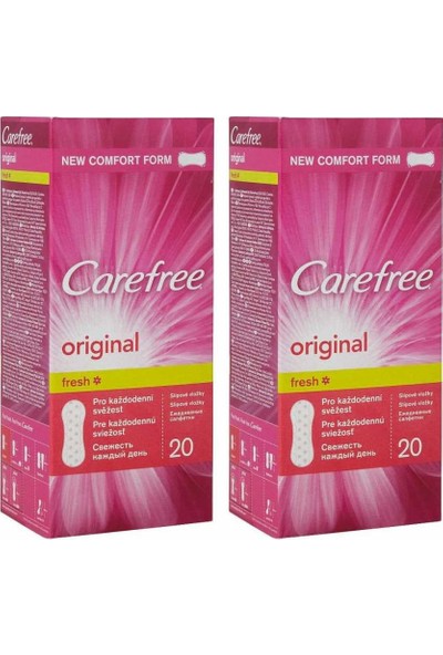 Carefree Orıgınal Fresh Ped 40 Adet - Parfümlü