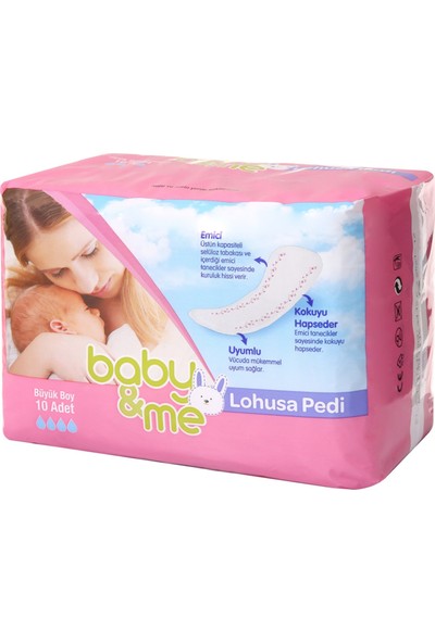 Baby&Me Lohusa Pedi 10'lu