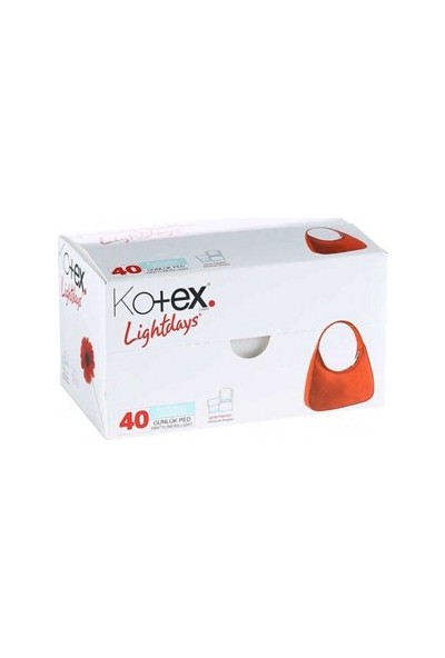 Kotex Lightdays Hijyenik Ped Parfümsüz Eko 40'lı