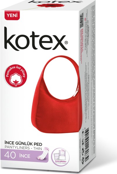 Kotex Lightdays Parfümlü 40'lı