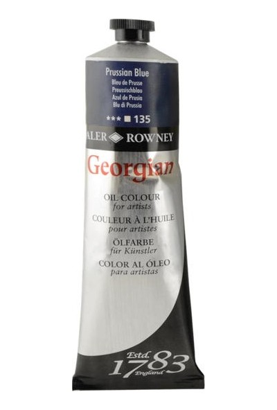 Daler Rowney Georgian Yağlı Boya 225ml - N:135 Prussian Blue Daler Rowney Georgian Yağlı Boya 225ml - N:135 Prussian Blue