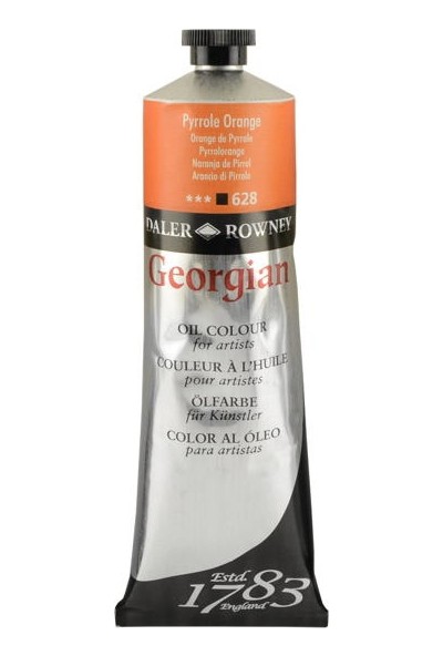 Daler Rowney Georgian Yağlı Boya 225ml - N:628 Pyrrole Orange Daler Rowney Georgian Yağlı Boya 225ml - N:628 Pyrrole Orange