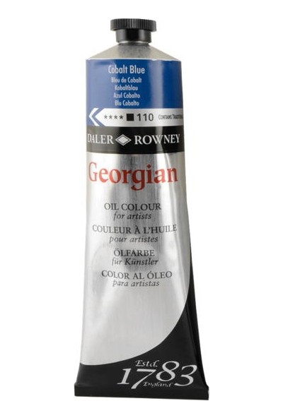 Daler Rowney Georgian Yağlı Boya 225ml - N:110 Cobalt Blue Daler Rowney Georgian Yağlı Boya 225ml - N:110 Cobalt Blue