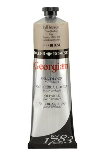 Daler Rowney Georgian Yağlı Boya 225ml - N:024 Buff Titanium Daler Rowney Georgian Yağlı Boya 225ml - N:024 Buff Titanium