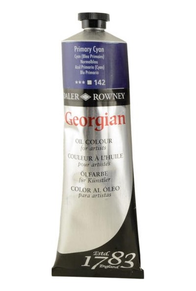 Daler Rowney Georgian Yağlı Boya 225ml - N:142 Primary Cyan Daler Rowney Georgian Yağlı Boya 225ml - N:142 Primary Cyan
