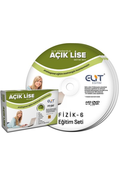 Elit Eğitim Açık Lise Fizik-6 Görüntülü Eğitim Seti Elit Eğitim Açık Lise Fizik-6 Görüntülü Eğitim Seti