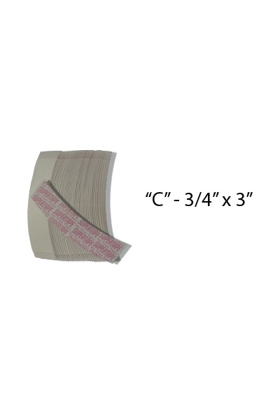 True Tape Supertape ''C'' - 3/4'' X 3'' 36 Piece