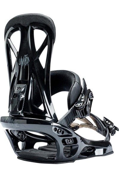 Rome United Snowboard Bağlaması Siyah