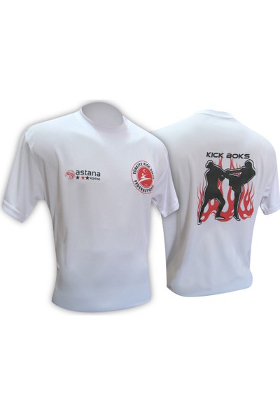 Astana Kick Boks Federasyon Logolu Tişört Astana Kick Boks Federasyon Logolu Tişört