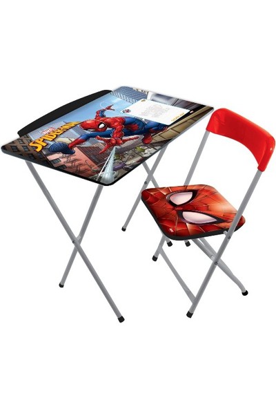 Disney Spiderman Çocuk Ders Çalışma Masası Disney Spiderman Çocuk Ders Çalışma Masası