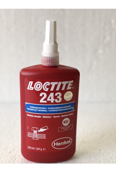Loctite 243 Sökülebilir Vida Sabitleyici 250 Ml Loctite 243 Sökülebilir Vida Sabitleyici 250 Ml