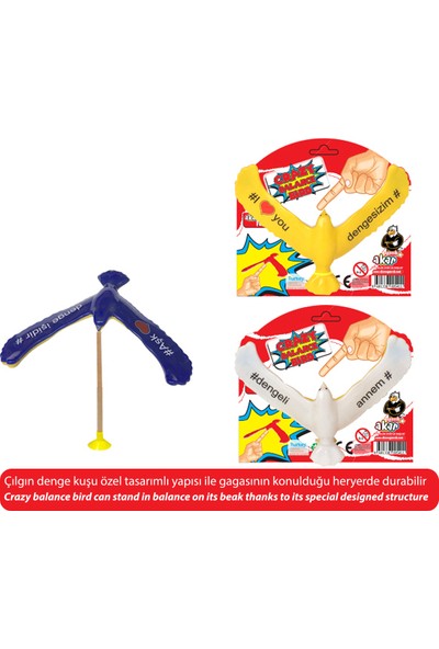 Akar Oyuncak Çılgın Denge Kuşu