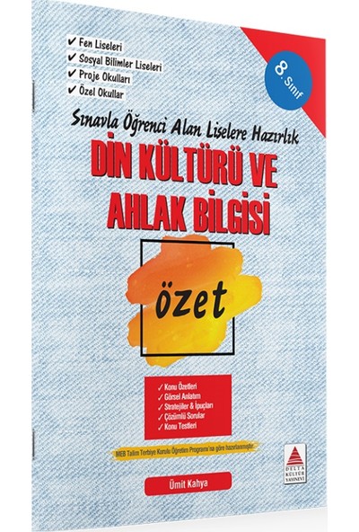8. Sınıf Din Kültürü Ve Ahlak Bilgisi Özet Liselere Hazırlık 8. Sınıf Din Kültürü Ve Ahlak Bilgisi Özet Liselere Hazırlık