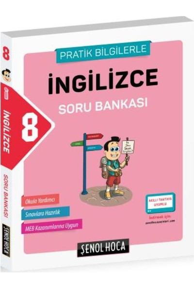 Şenol Hoca 8. Sınıf T.C. İngilizce Soru Bankası (Pratik Bilgilerle) Şenol Hoca 8. Sınıf T.C. İngilizce Soru Bankası (Pratik Bilgilerle)