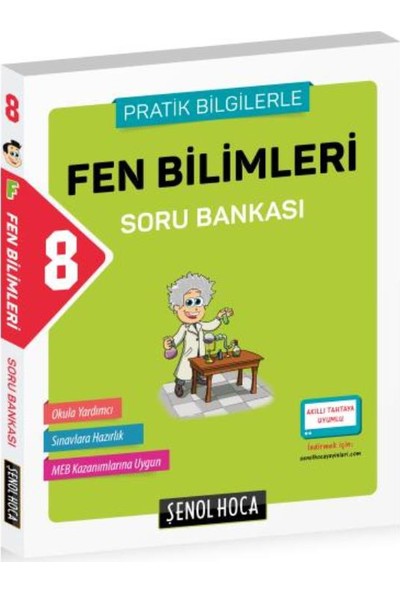 Şenol Hoca 8. Sınıf Fen Bilimleri Soru Bankası (Pratik Bilgilerle)