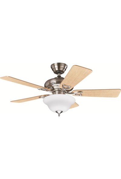 Hunter Seville Fırçalanmış Nikel - 112 Cm. Aydınlatmalı Tavan Vantilatörü Hunter Seville Fırçalanmış Nikel - 112 Cm. Aydınlatmalı Tavan Vantilatörü