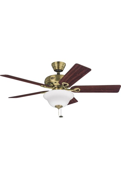 Hunter Savoy Antik Pirinç - 132 Cm. Aydınlatmalı Tavan Vantilatörü Hunter Savoy Antik Pirinç - 132 Cm. Aydınlatmalı Tavan Vantilatörü