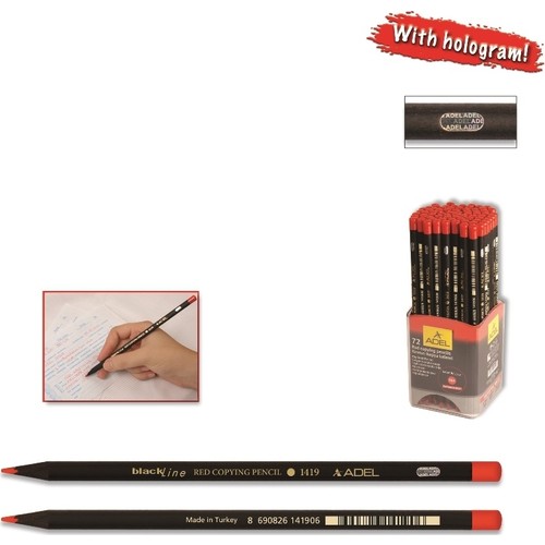 Adel Black Line Kırmızı Kopya Kalemi Fiyatı - Taksit Seçenekleri