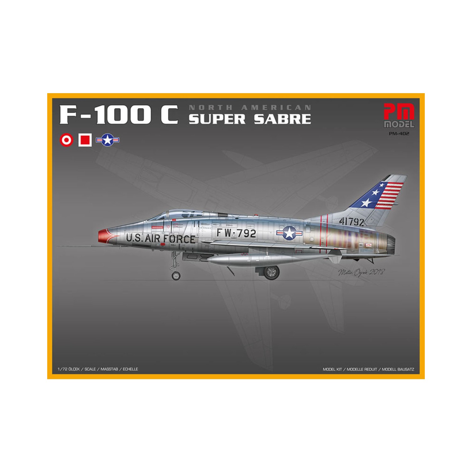 North American F-100 C Super Sabre Pm Model Avcı-Bombardıman Fiyatı