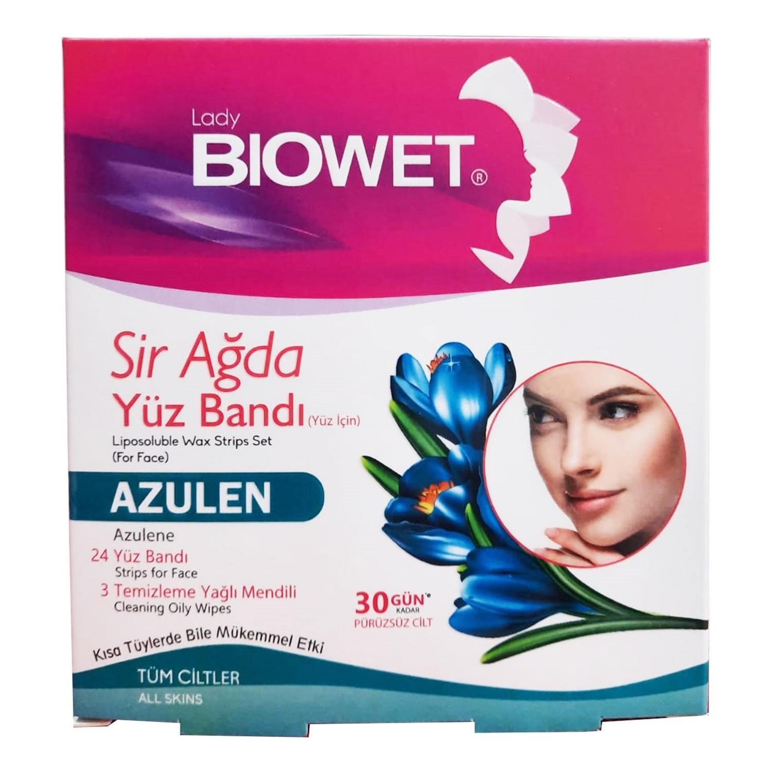 Lady Biowet Biowet 27'li Yüz Sır Ağda Bandı Azulen Fiyatı