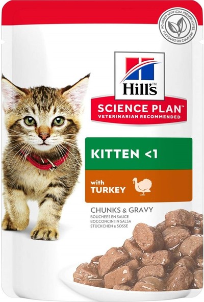 Hills Hindili Konserve Yavru Kedi Maması 85 gr X12 Adet Hills Hindili Konserve Yavru Kedi Maması 85 gr X12 Adet