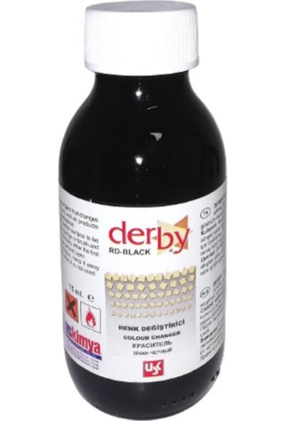 Derby Rd-Black Renk Değiştirici Deri Boyası Siyah Renk - 75ML