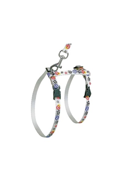 Karlie Kediler Icin Vücut Tasma Takımı-Beyaz