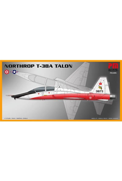 Pm Model Crewturk Northrop T-38A Plastik Maket Pm Model Crewturk Northrop T-38A Plastik Maket