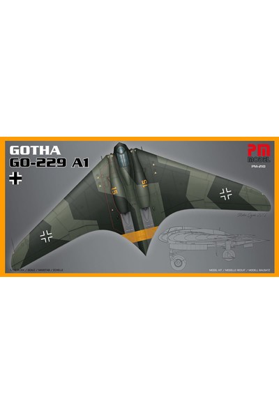 Pm Model Crewturk Gotha 229 A1 Plastik Maket Pm Model Crewturk Gotha 229 A1 Plastik Maket