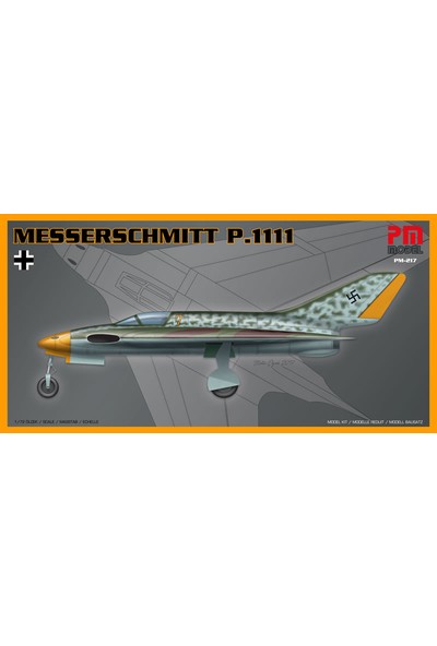 Pm Model Crewturk Messerschmıtt P1111 Plastik Maket Pm Model Crewturk Messerschmıtt P1111 Plastik Maket