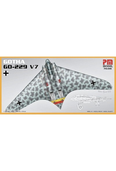 Pm Model Crewturk Gotha 229 V7 Plastik Maket Pm Model Crewturk Gotha 229 V7 Plastik Maket