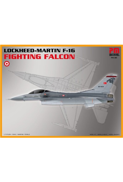 Pm Model Crewturk F-16 Falcon Plastik Maket Pm Model Crewturk F-16 Falcon Plastik Maket