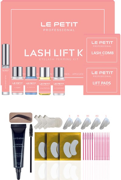 Le Petıt® Kirpik Lifting, Lash Lift, Kaş & Kirpik Perma Seti (Full) ve Jel Kaş Boyası Black Le Petıt® Kirpik Lifting, Lash Lift, Kaş & Kirpik Perma Seti (Full) ve Jel Kaş Boyası Black