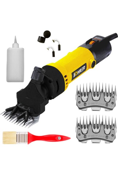 Böhrer 1100 Watt Xtorq Metal Şanzuman Koyun Keçi Kırkma Kırpma Makinesi +2 Adet Yedek Bıçak Tarak Böhrer 1100 Watt Xtorq Metal Şanzuman Koyun Keçi Kırkma Kırpma Makinesi +2 Adet Yedek Bıçak Tarak