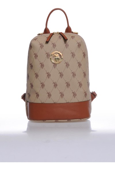 U.s. Polo Assn. US8705 K.bej Kadın Sırt Çantası