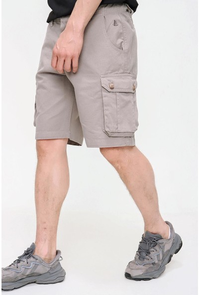 Chuba Erkek Comfort Fit Pamuklu Kargo Şort 21S503 Chuba Erkek Comfort Fit Pamuklu Kargo Şort 21S503