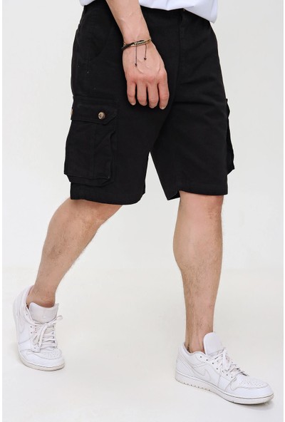 Chuba Erkek Comfort Fit Pamuklu Kargo Şort 21S503 Chuba Erkek Comfort Fit Pamuklu Kargo Şort 21S503