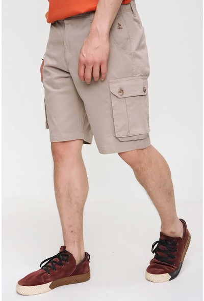 Chuba Erkek Comfort Fit Pamuklu Kargo Şort 21S503 Chuba Erkek Comfort Fit Pamuklu Kargo Şort 21S503