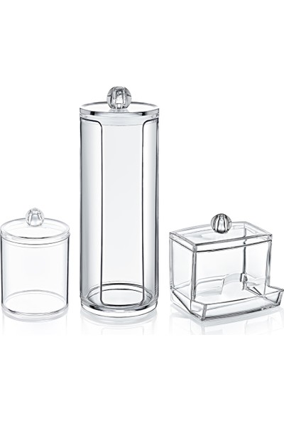 Pazarika Üçlü Makyaj Organizer Set