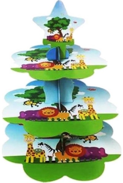 Partipan Safari Kek Standı Partipan Safari Kek Standı