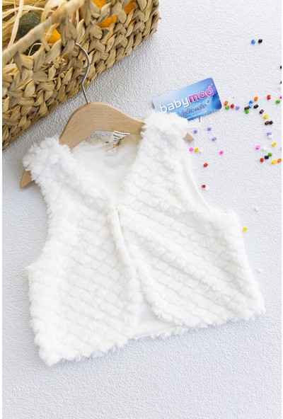 Babymod Peluş Kız Çocuk Yelek