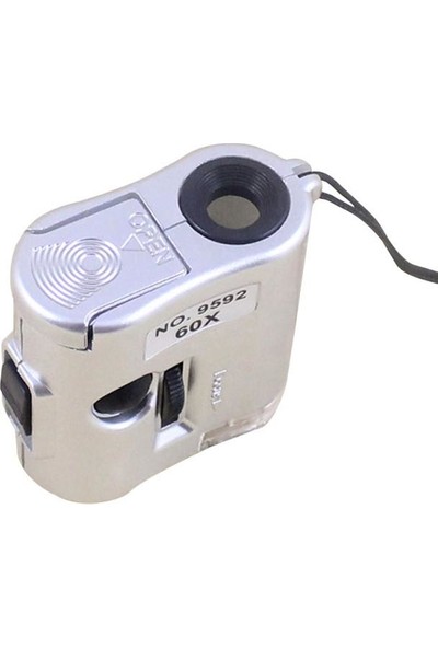Profisher 60X Mini Cep Mikroskop Cam LED Uv Işık Cep Boyutu Profisher 60X Mini Cep Mikroskop Cam LED Uv Işık Cep Boyutu