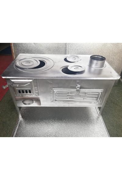 Ankaralı Beyaz Bahçe Tipi Sac Kuzine Soba Ankaralı Beyaz Bahçe Tipi Sac Kuzine Soba