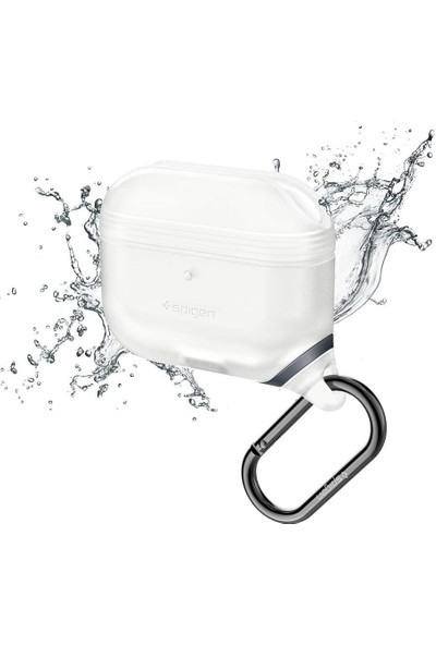 Spigen Apple AirPods Pro Kılıf Slim Armor IP IP67 Sertifikalı Suya Dayanıklı Frost Clear - ASD02236