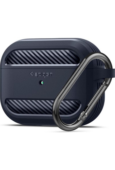 Spigen Apple AirPods Pro Kılıf Rugged Armor Charcoal Gray - ASD01442 Spigen Apple AirPods Pro Kılıf Rugged Armor Charcoal Gray - ASD01442