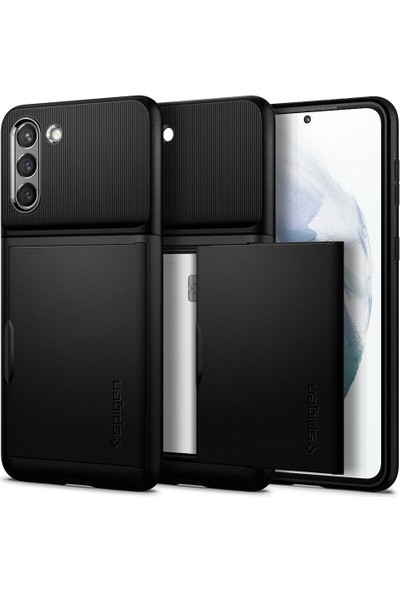 Spigen Samsung Galaxy S21 Kılıf Slim Armor CS Black - ACS02428 Spigen Samsung Galaxy S21 Kılıf Slim Armor CS Black - ACS02428